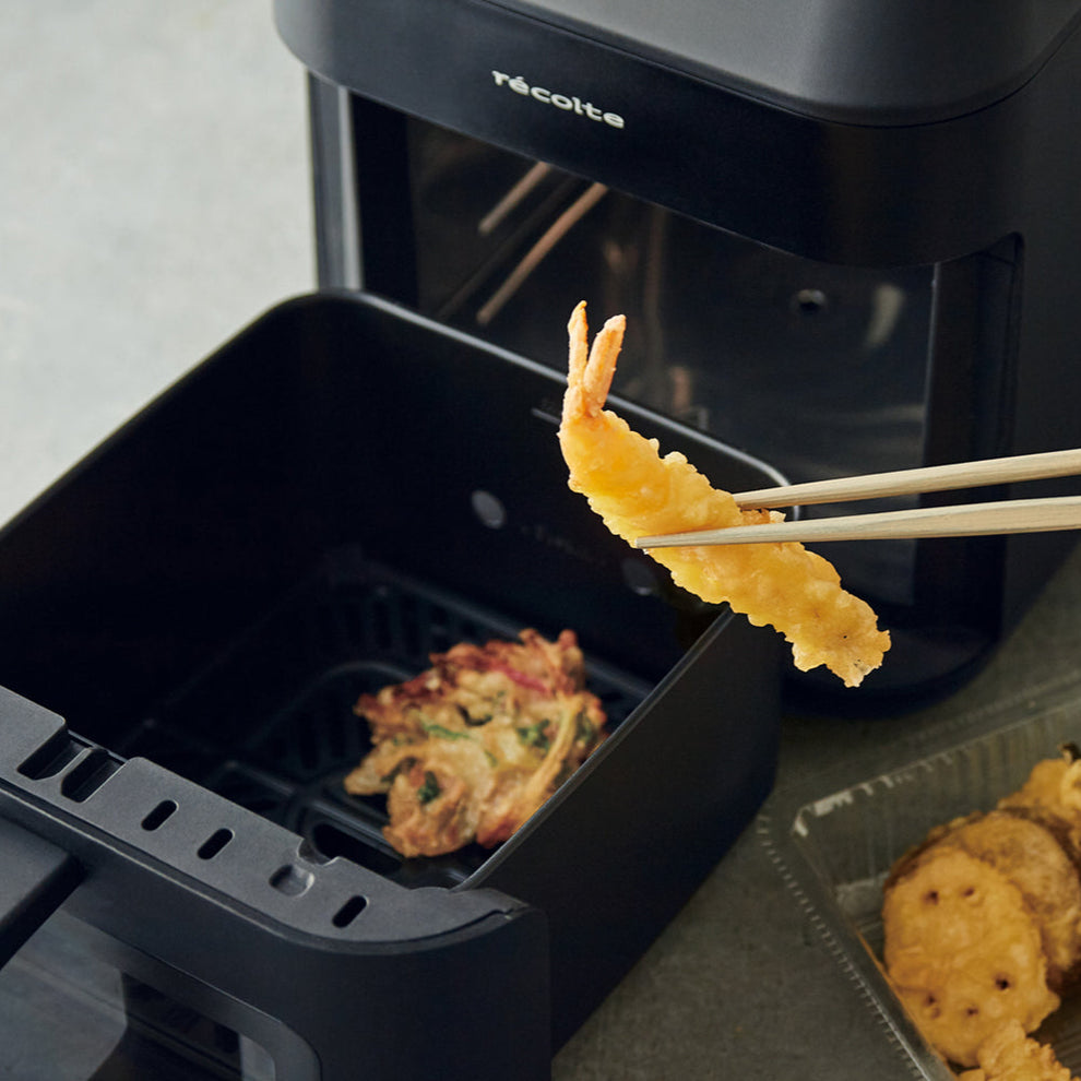 【現貨】recolte Air Oven Steam 蒸氣氣炸鍋|蒸氣鎖鮮嫩 X 氣炸減油脂 X 小巧多功能 一台抵多台！ – SANGU 三谷家電